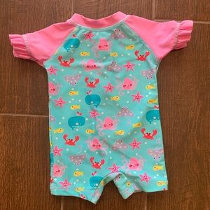 Koala Kids | Swim | Koala Kids Sea Life One Piece Swimsuit 2 Sleeve ...